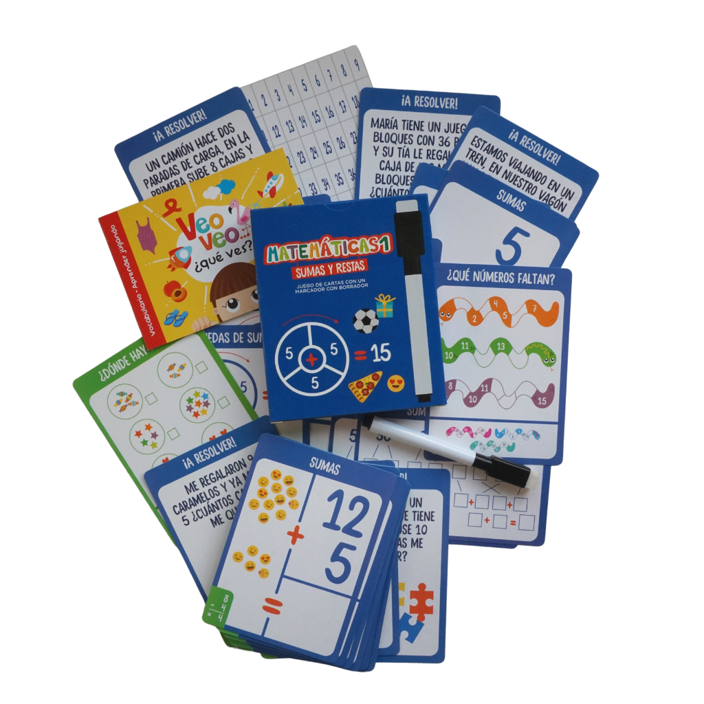 Cartas Matemáticas - Sumas y Restas