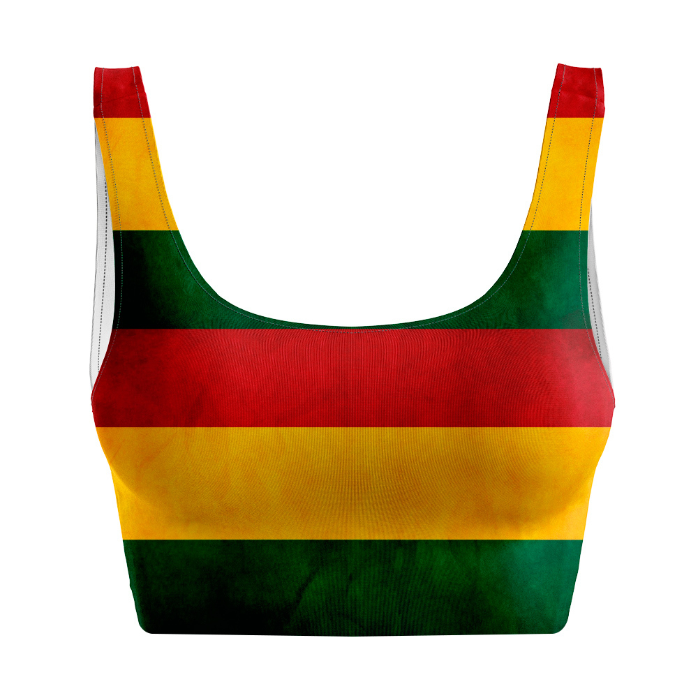 Top Regata Bandeira Reggae Jamaica - RAVEUP