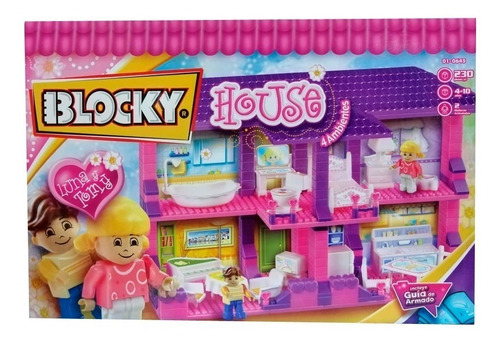 Blocky House 4 Ambientes 230 Piezas