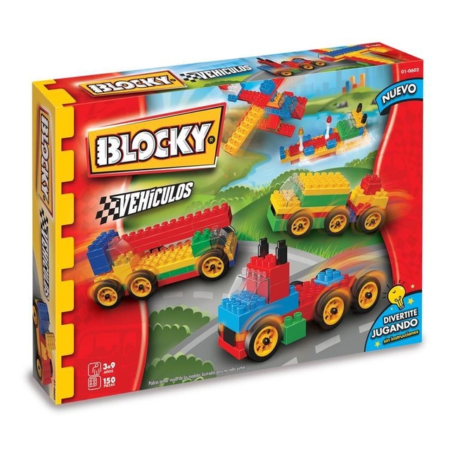 Blocky Vehículos III 200 piezas - El Arca del Juguete