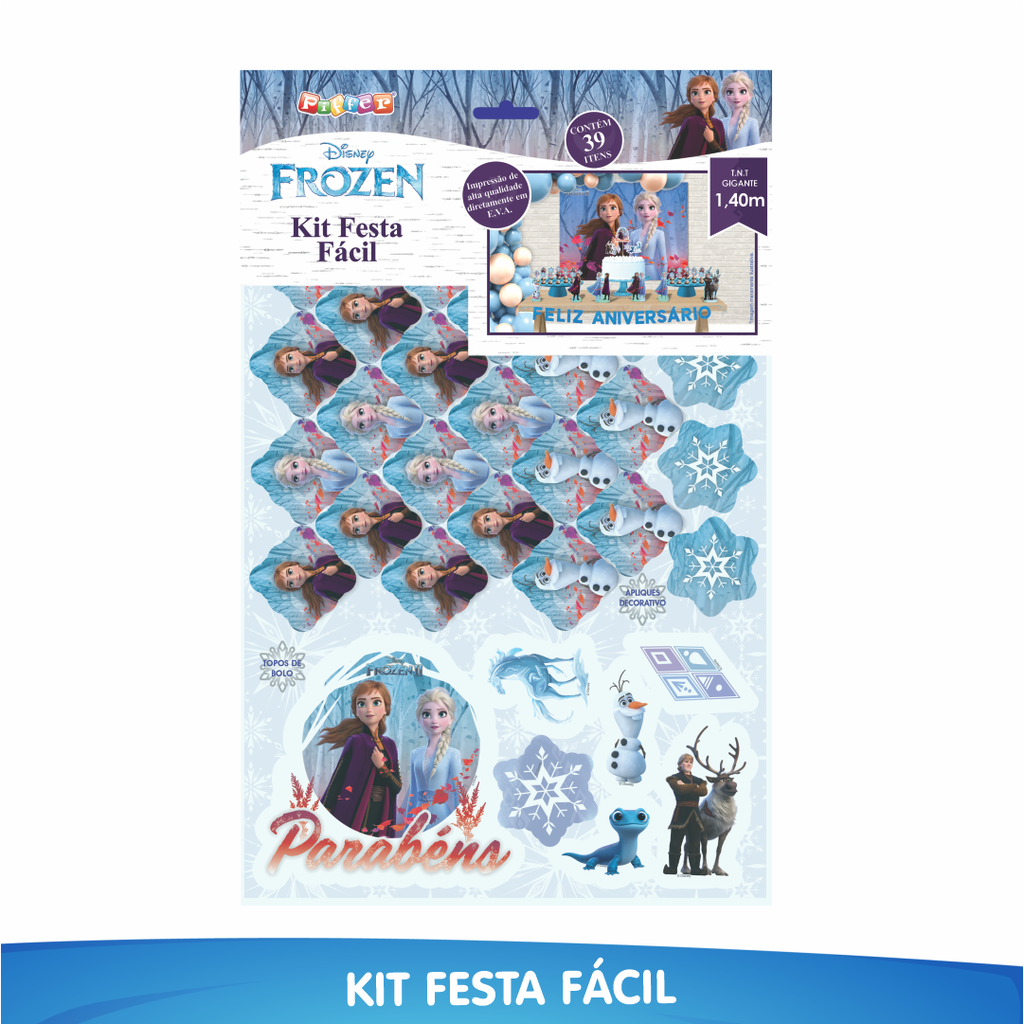 Kit Festa Fácil FROZEN 2 - Piffer Festas - Inspire sua Festa Loja