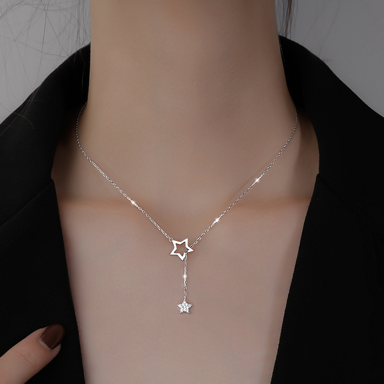 Colar Estrela Prata 925