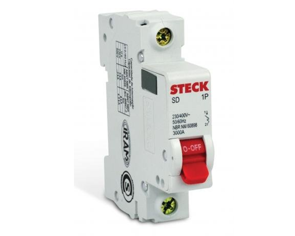 Disjuntor Unipolar 32a Curva C 3ka Sdd61c32 Steck