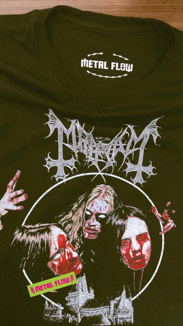Camiseta Mayhem - Comprar em Metal Flow Store