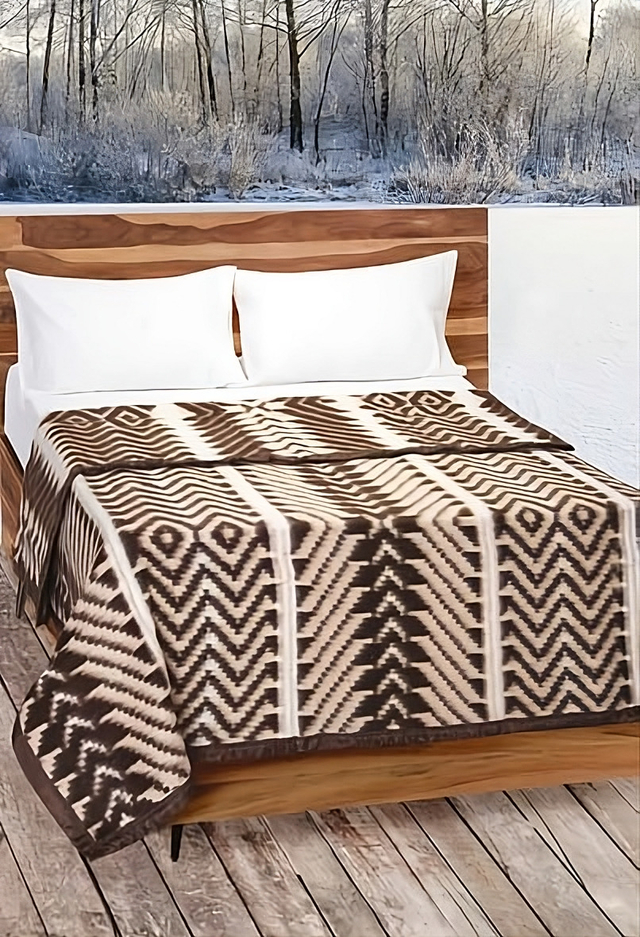 Frazada Linea Azteca - Beige - MAYORISTADISTRITOBLANCO