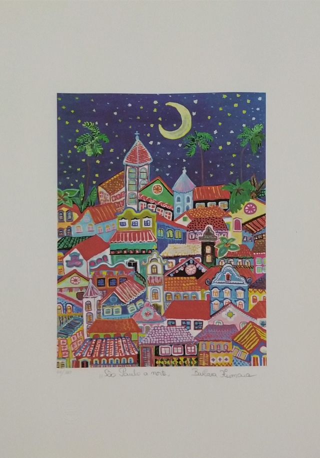 Barbara Xumaia - São Paulo a noite - Galeria Moinho