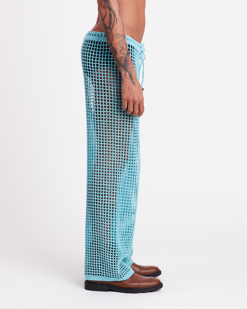 CALÇA JAGUARIPE AZUL CELESTE - Atelie Mão de Mãe