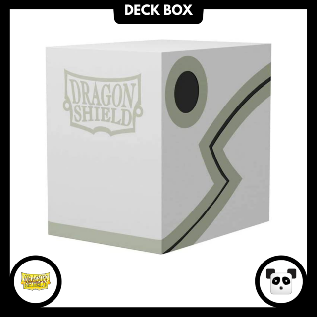 DECK BOX DRAGON SHIELD DECK SHELL DOBLE WHITE/BLACK