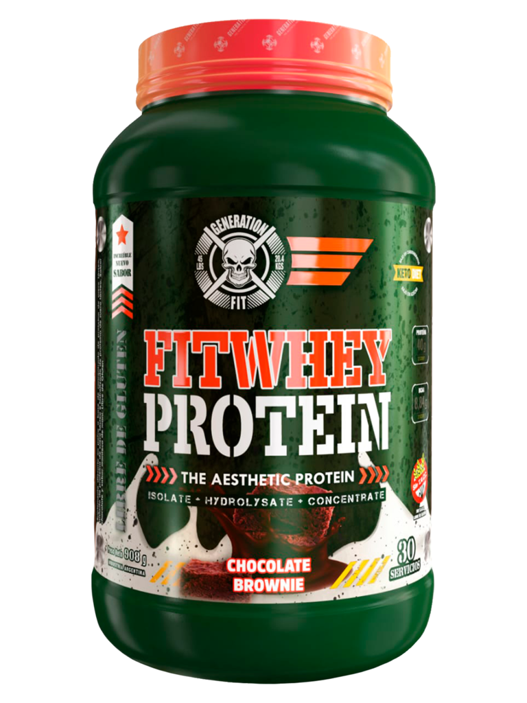 FIT WHEY PROTEIN 2 LBS - CHOCOLATE BROWNIE