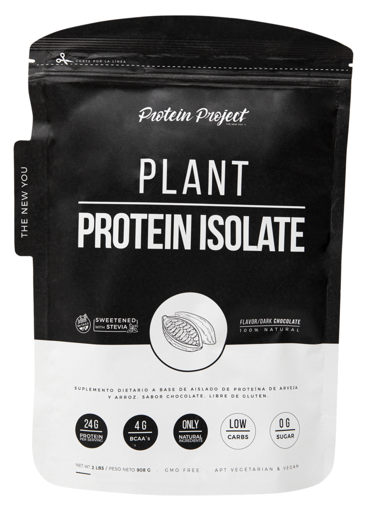 PLANT PROTEIN ISOLATE 2 LBS - DARK CHOCOLATE 100% NATURAL