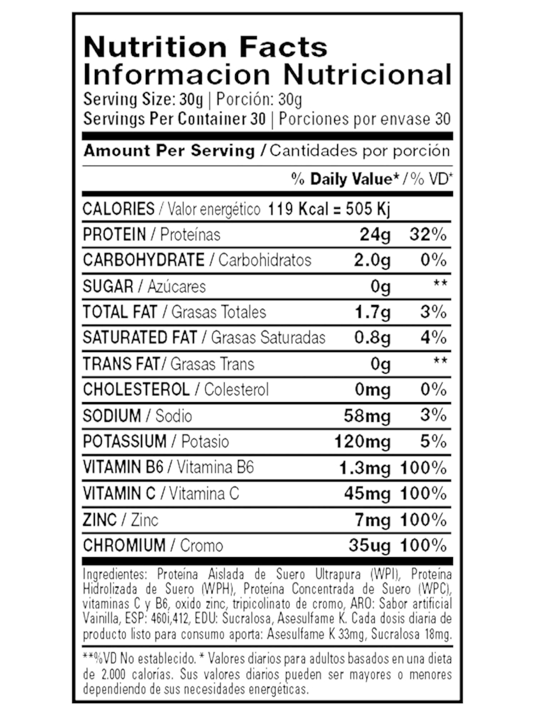 ADVANCED WHEY 2 LBS I PROTEIN BLEND - VAINILLA