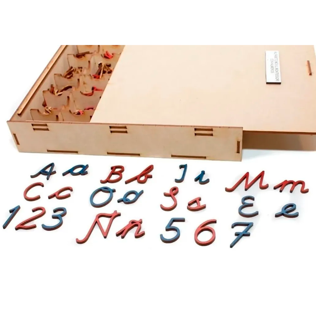Letras Abecedario Alfabeto Montessori Numeros Cursiva Didact