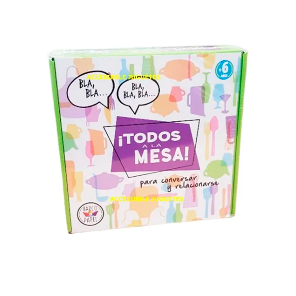 Todos A La Mesa Juego Para Conversar Emociones Autoexpresion