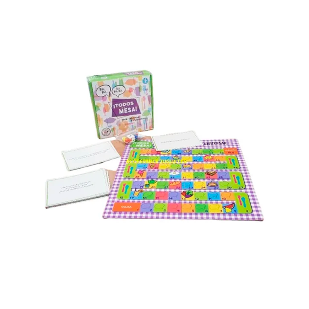 Todos A La Mesa Juego Para Conversar Emociones Autoexpresion