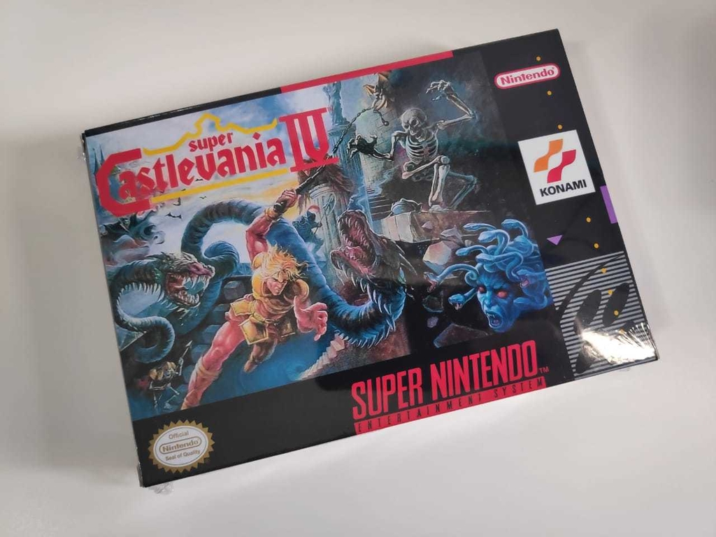 Super Castlevania 4 com caixa e manual completo lacrado