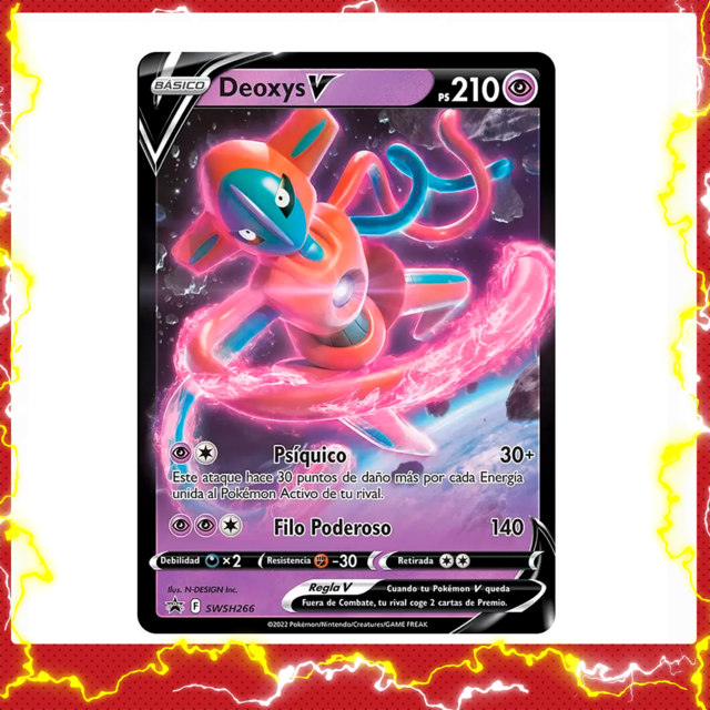 Box Pokémon Deoxys VMax e VAstro Original Lacrada Nova