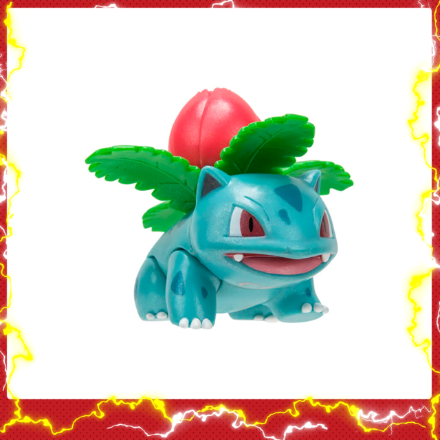 Kit Evoluções Pokémon - Venusaur, Ivysaur e Bulbasaur