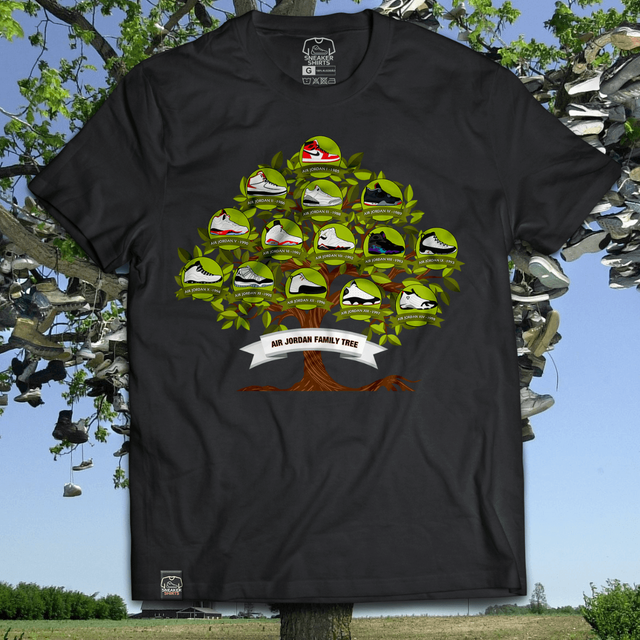 T-Shirt Air Jordan Family Tree - SNEAKERSHIRTS