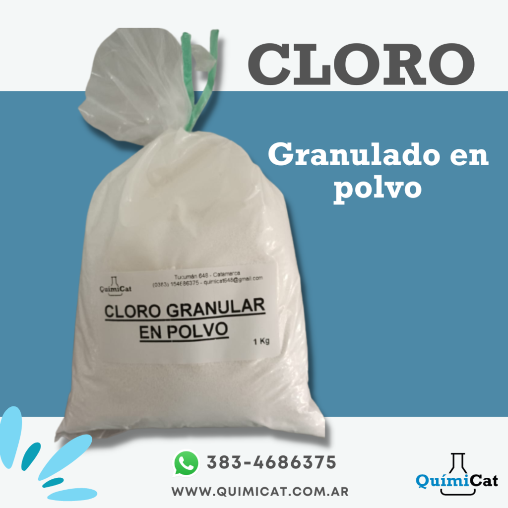 CLORO EN POLVO X KG (maximo 1 kg x venta) - QuimiCat