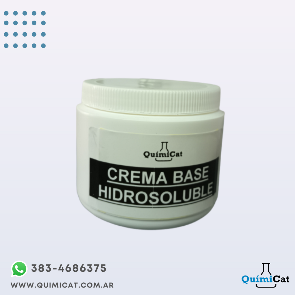 CREMA BASE HIDROSOLUBLE X 500 G - Comprar en QuimiCat