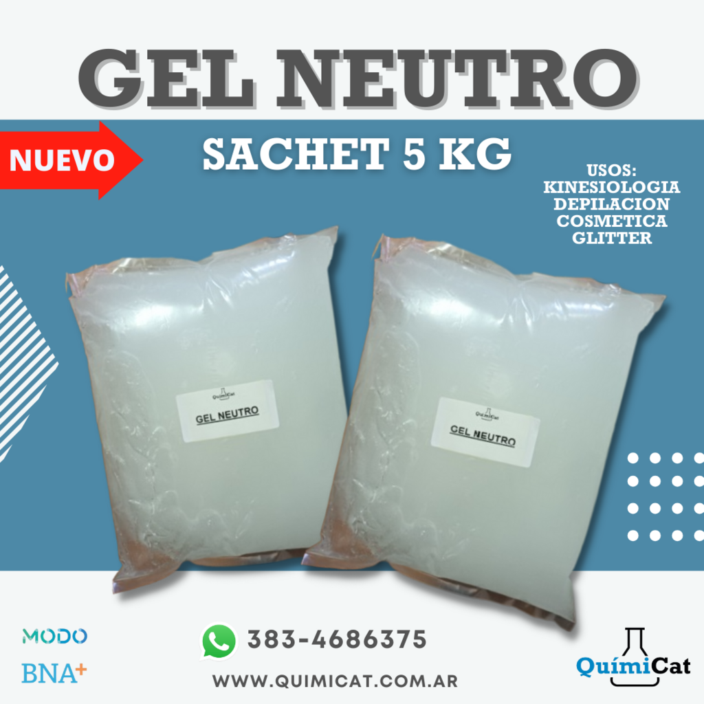 GEL NEUTRO SACHET X 5 KG - Comprar en QuimiCat