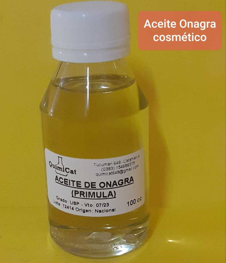 ACEITE DE ONAGRA (PRIMULA) X 100 ML - QuimiCat