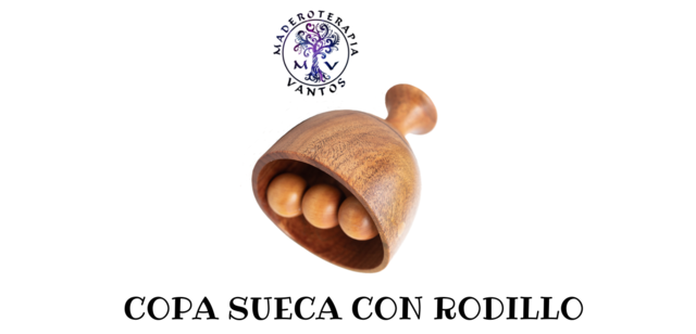 COPA SUECA CON RODILLO GRANDE - Maderoterapia Vantos