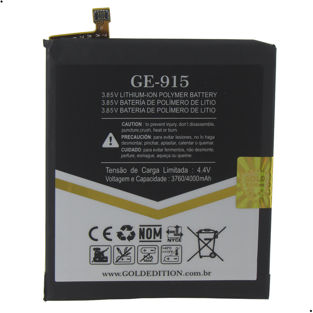 Bateria Gold Edition GE-915 Original para Moto G8 PLUS KD40