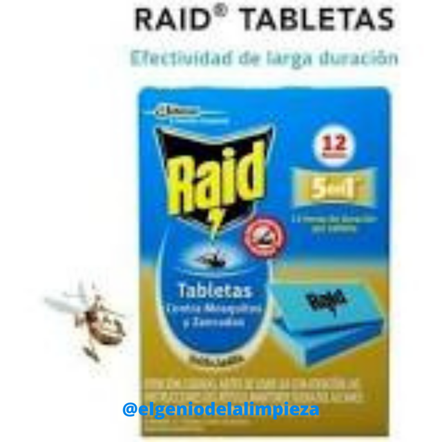 Raid tabletas x 12 - Comprar en El Genio de la Limpieza