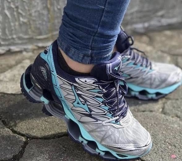 Mizuno Prophecy Pro 7 Cinza C/Azul Bebe