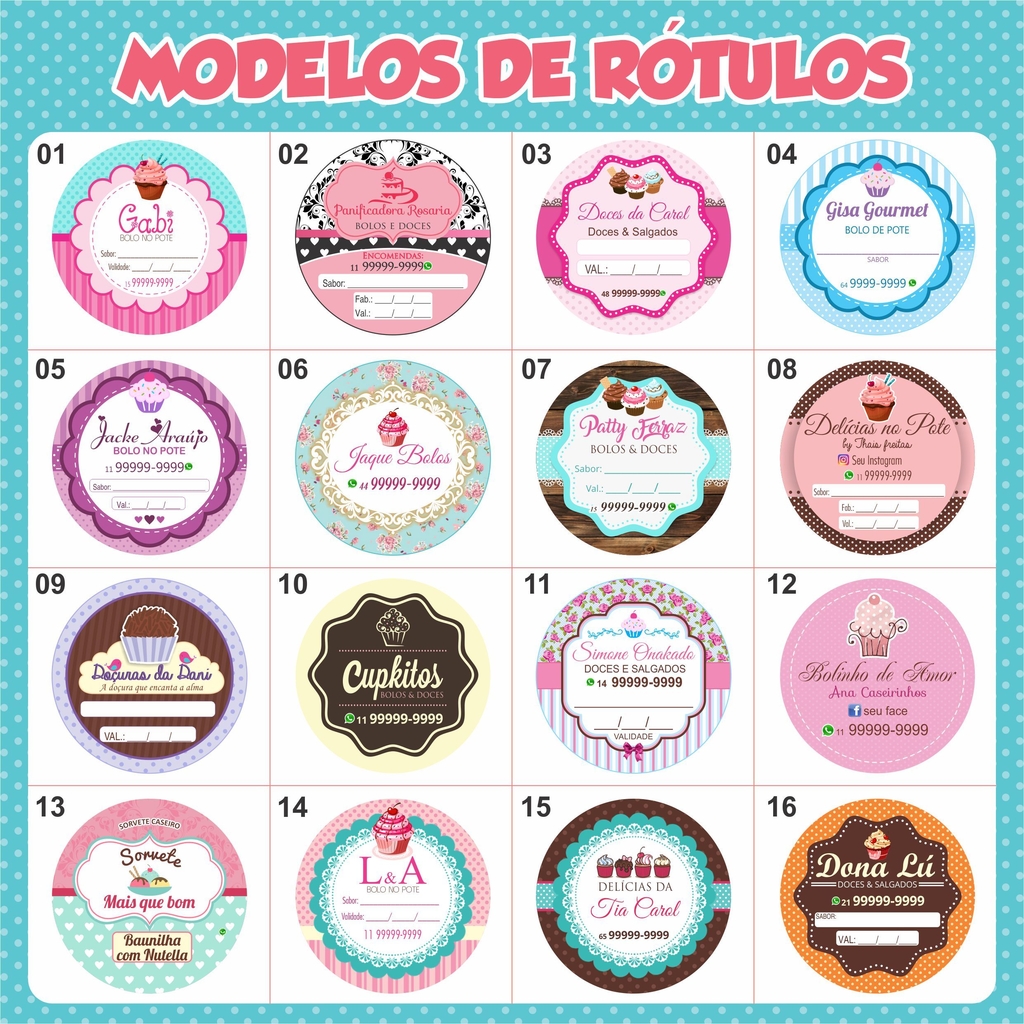 300 RÓTULOS ADESIVOS 4X4CM - ARTE LIVRE