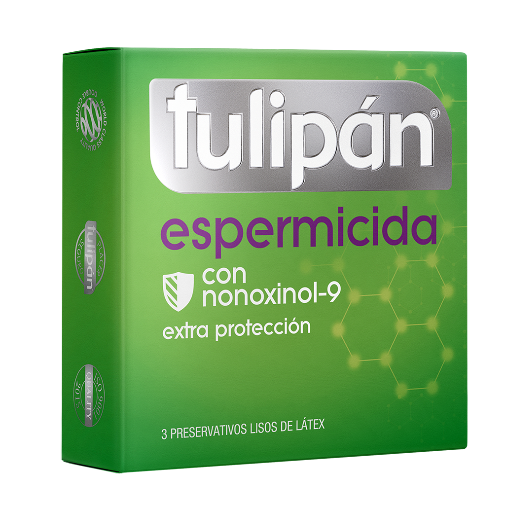 Preservativo Tulipán Espermicida x 3 un. - Tulipan