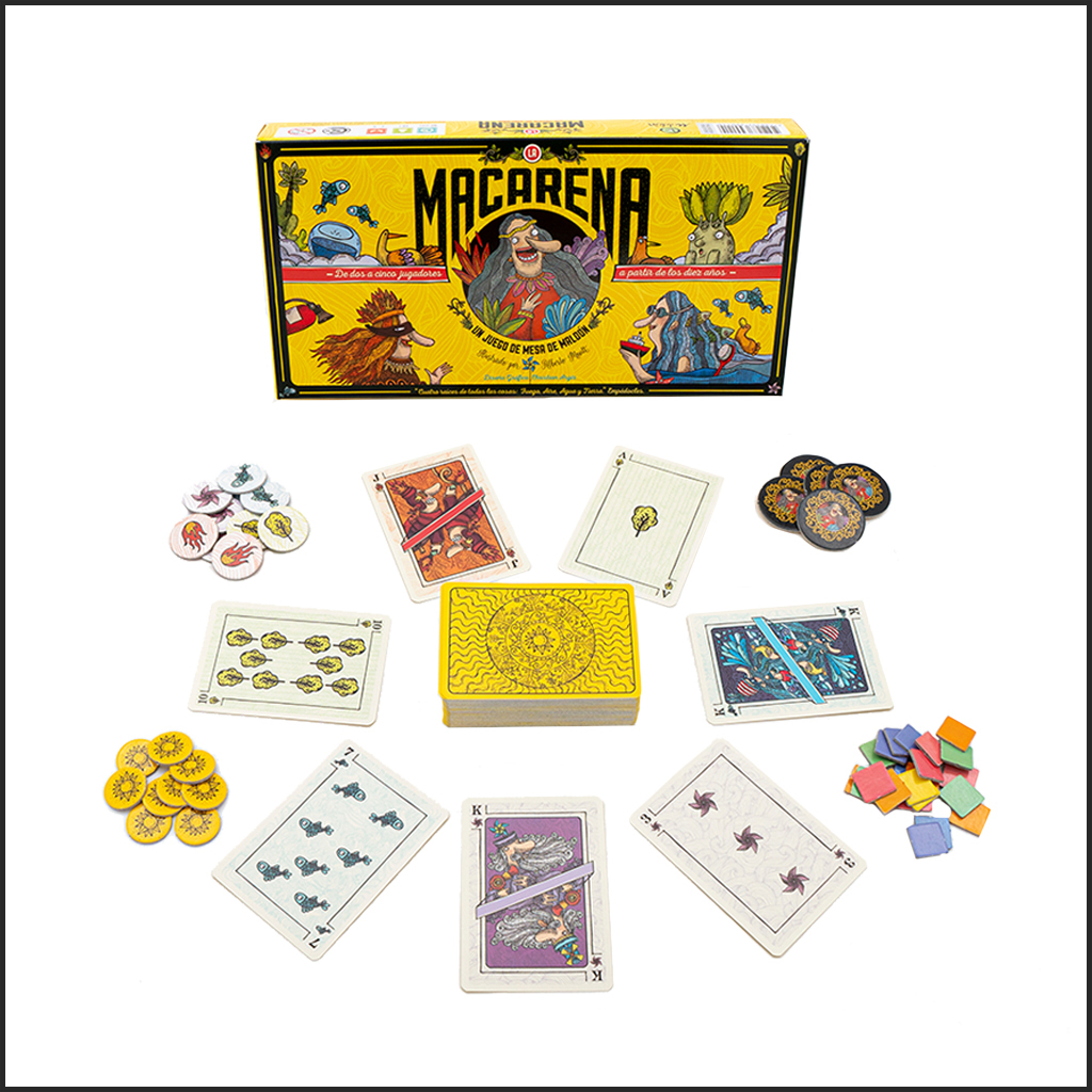JUEGO DE MESA DE CARTAS LA MACARENA