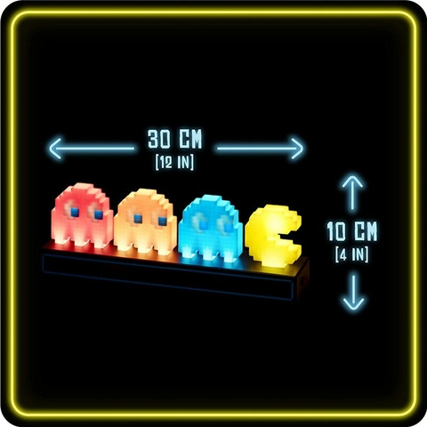 Luminária 3D Led Pac Man