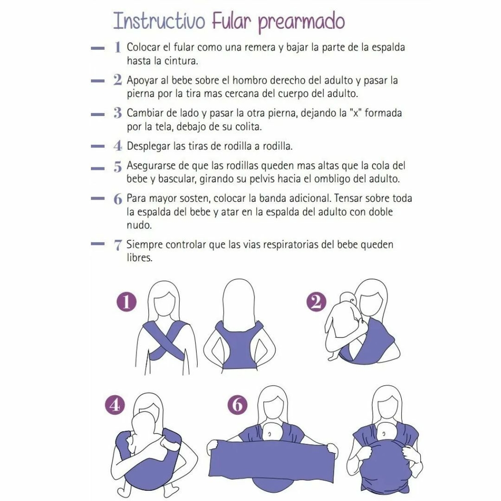 Fular Portabebe Prearmado Verde Safari