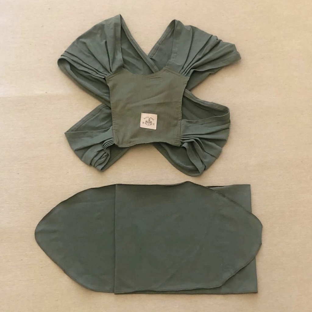 Fular Portabebe Prearmado Verde Safari