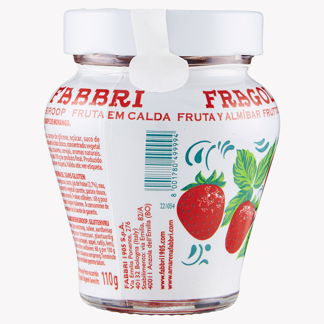 FRAGOLA (FRESA EN ALMIBAR) 230g - Tienda Fabbri México