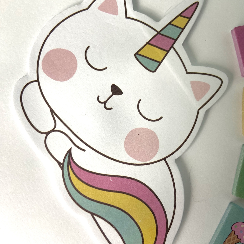 Kit Post it Gato Cute - Mia Presentes & Papelaria