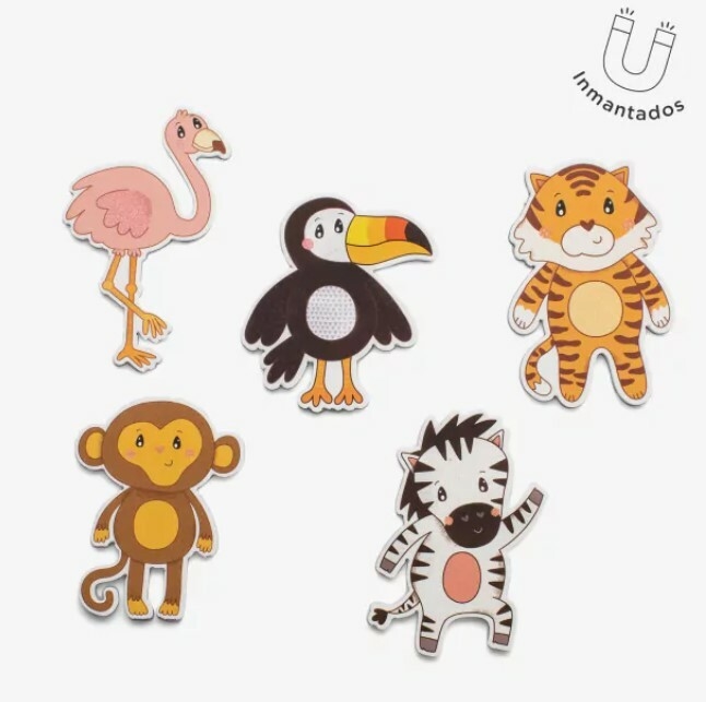 Set Animales Safari (imánes) - Sumatra Tienda