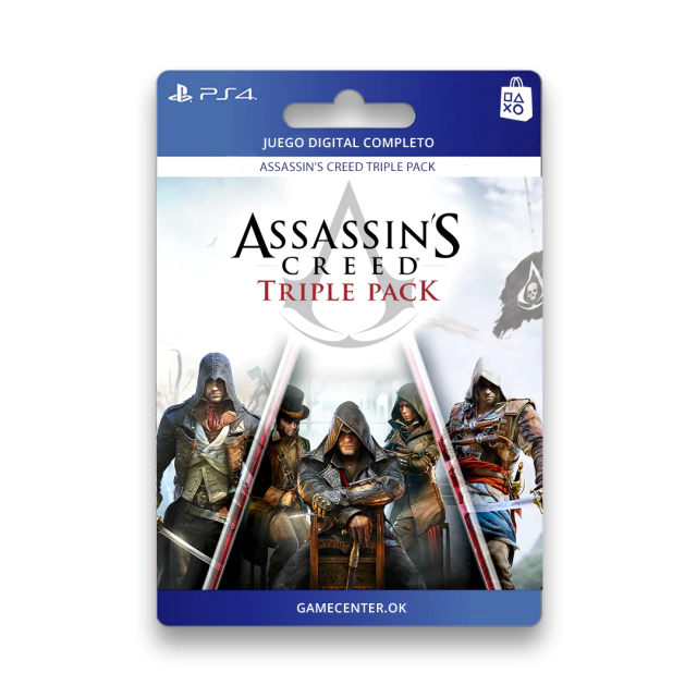 ASSASSIN'S CREED TRIPLE PACK (UNITY + BLACK FLAG + SYNDICATE) - PS4 ...