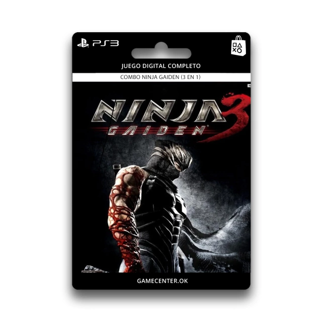 COMBO NINJA GAIDEN (3 EN 1) YAIBA: Z - SIGMA 2 - 3: RAZOR'S EDGE - PS3 ...