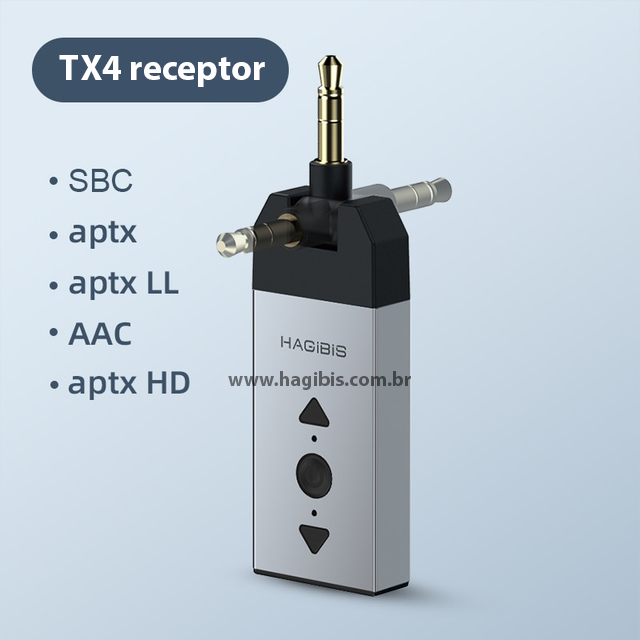 Adaptador Bluetooth Transmissor e Receptor