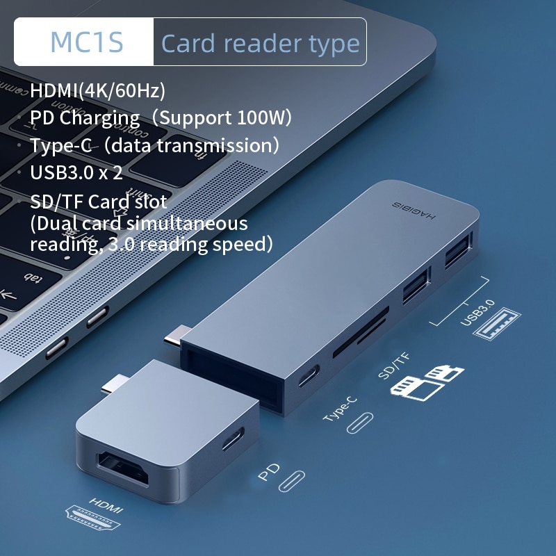 Hub USB-C magnético - Comprar em Hagibis