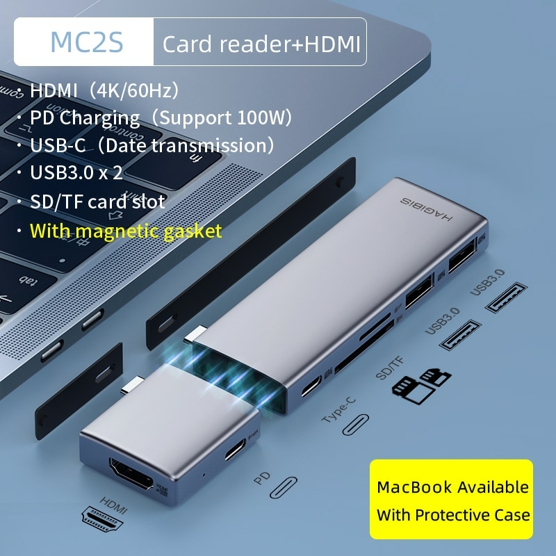 Docking Station USB C Modular Magnético Hagibis