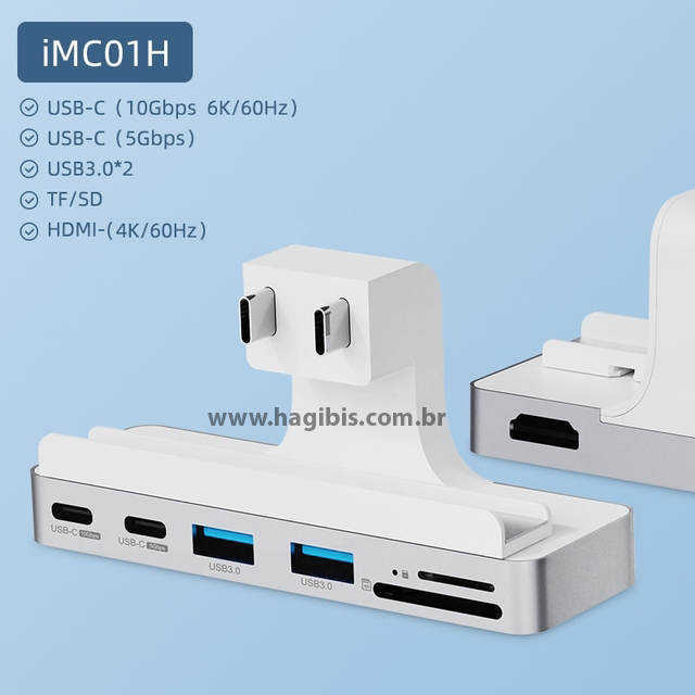 Hub USB-C iMac Hagibis