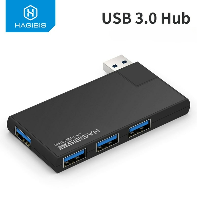 Hub USB 3.0 com rotação 180º