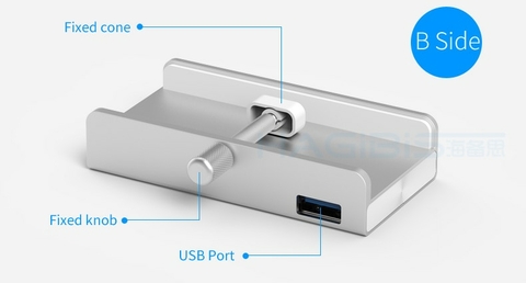 Hub extensor USB 3.0 com 4 portas