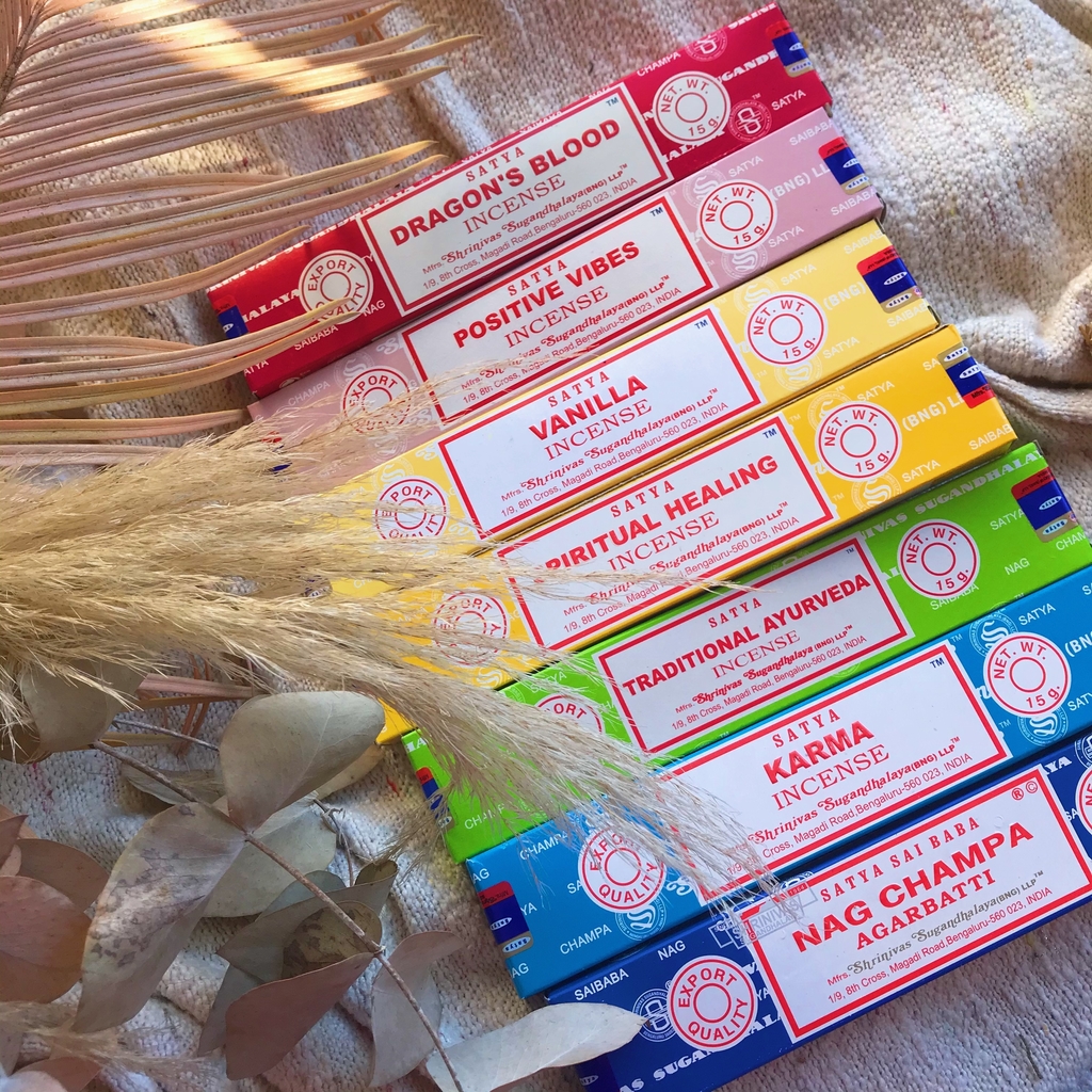 Sahumerios Satya Patchouli - Malaquita Espiritual