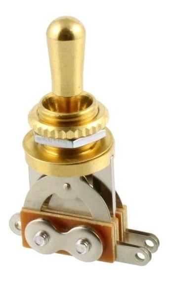 Chave Seletora Switchcraft Guitarra Knob Gold Toggle Switch