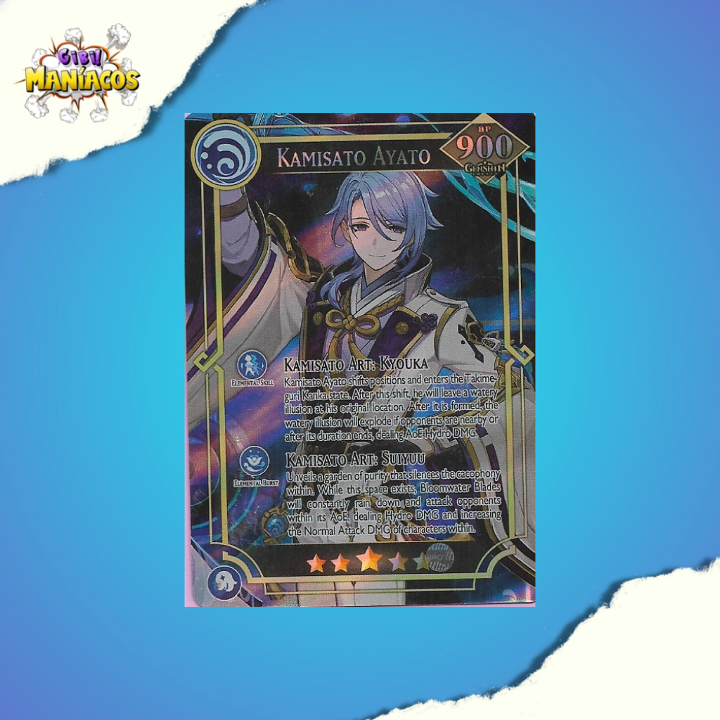 Card Genshin Impact - BP Kamisato Ayato BP 900